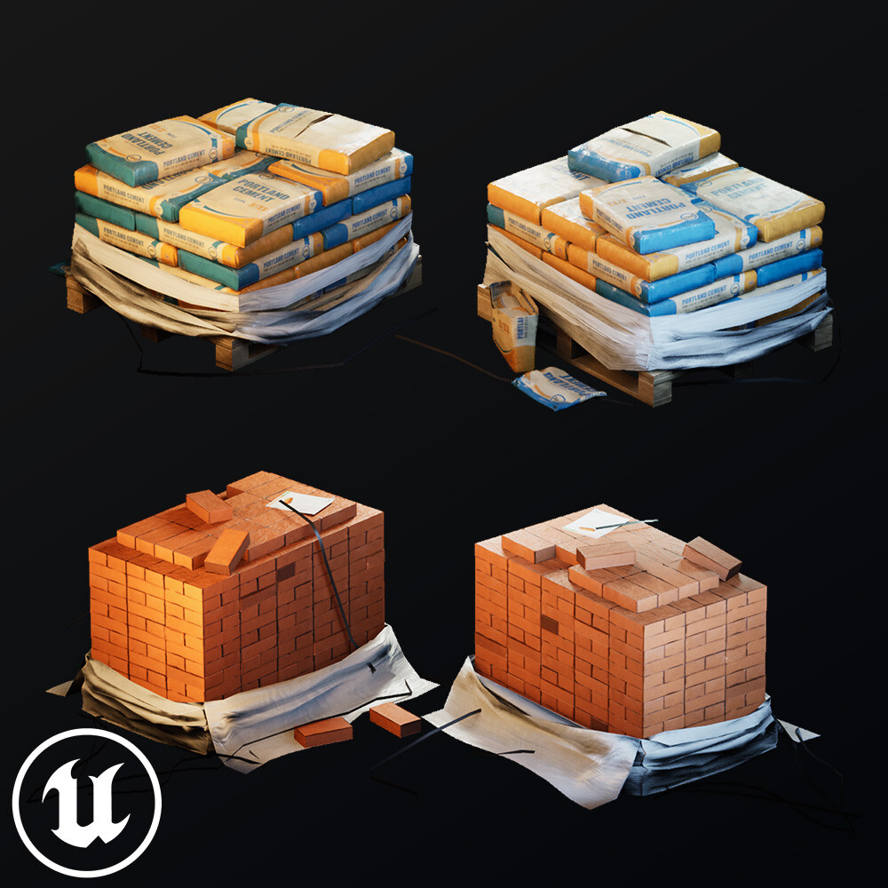 ArtStation - Construction Prop Collection Vol 1. - Unreal Engine