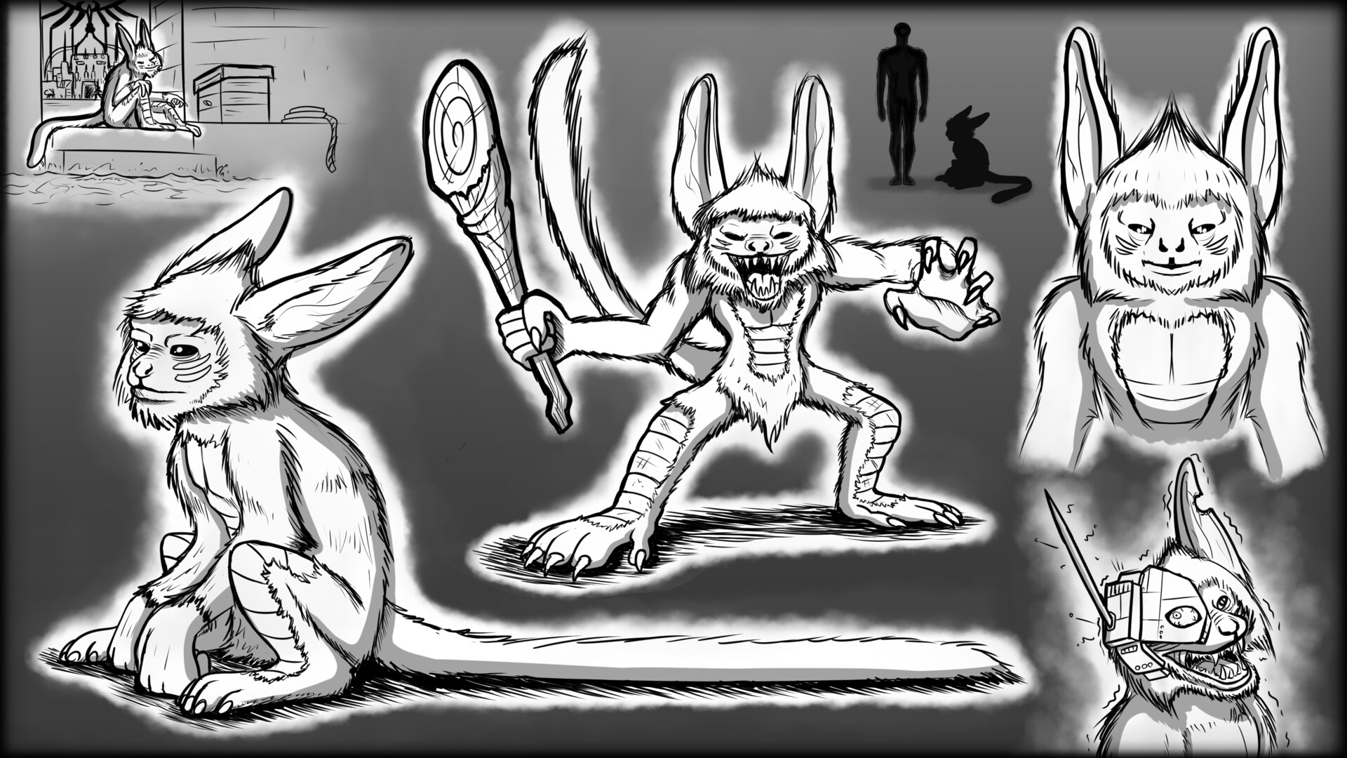 ArtStation - Monkey Rabbit Creature Design