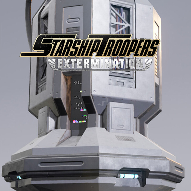ArtStation - Starship Troopers Extermination - Computer Central Terminal