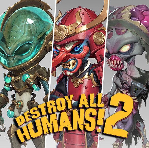ArtStation - Destroy All Humans 2 Skins