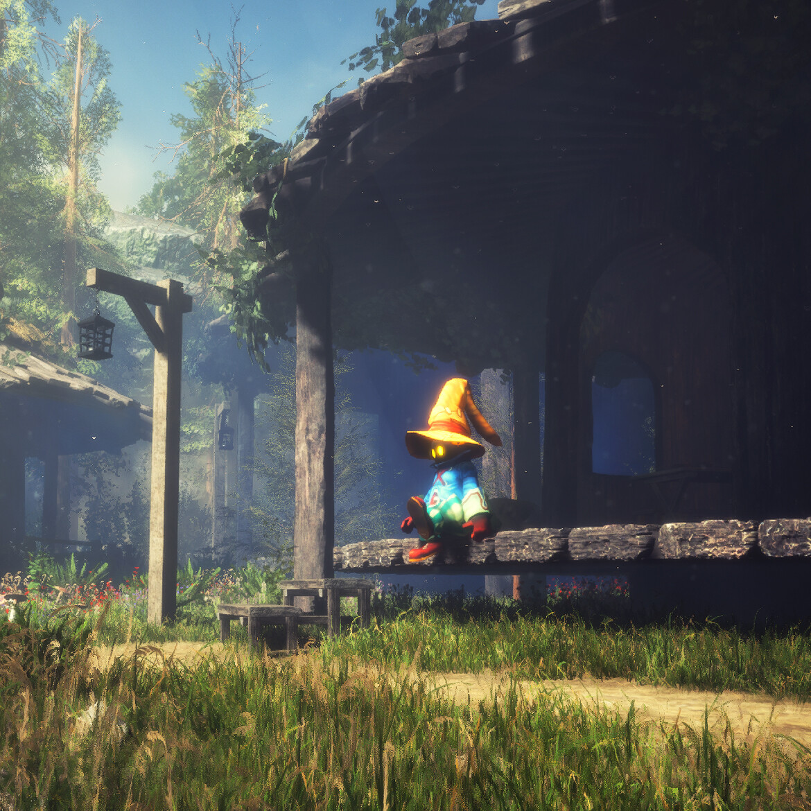 ArtStation - Final Fantasy IX Black Mage Village Remake