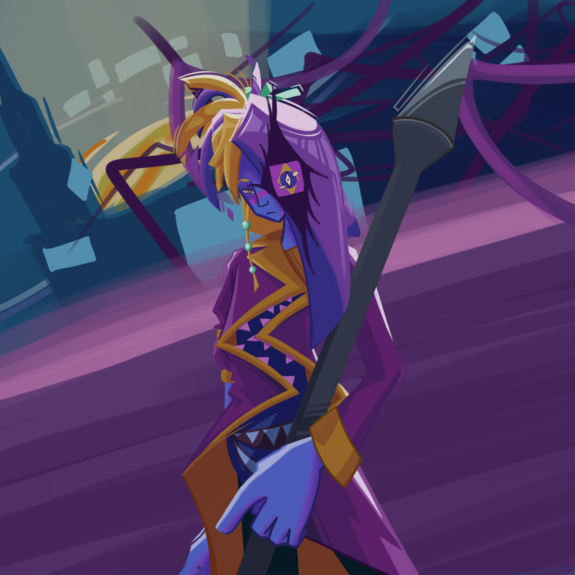 ArtStation - NSR Artist "Eerie, The unusual Animator" (Fan Character)