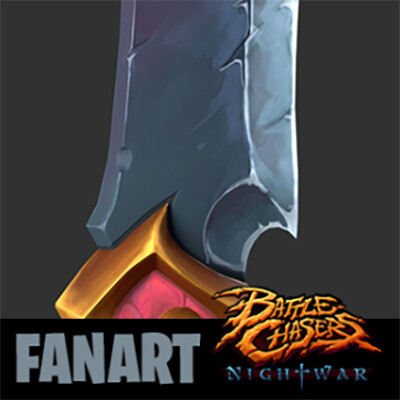 ArtStation - Battle Chasers Fan Art: Monika's Weapon