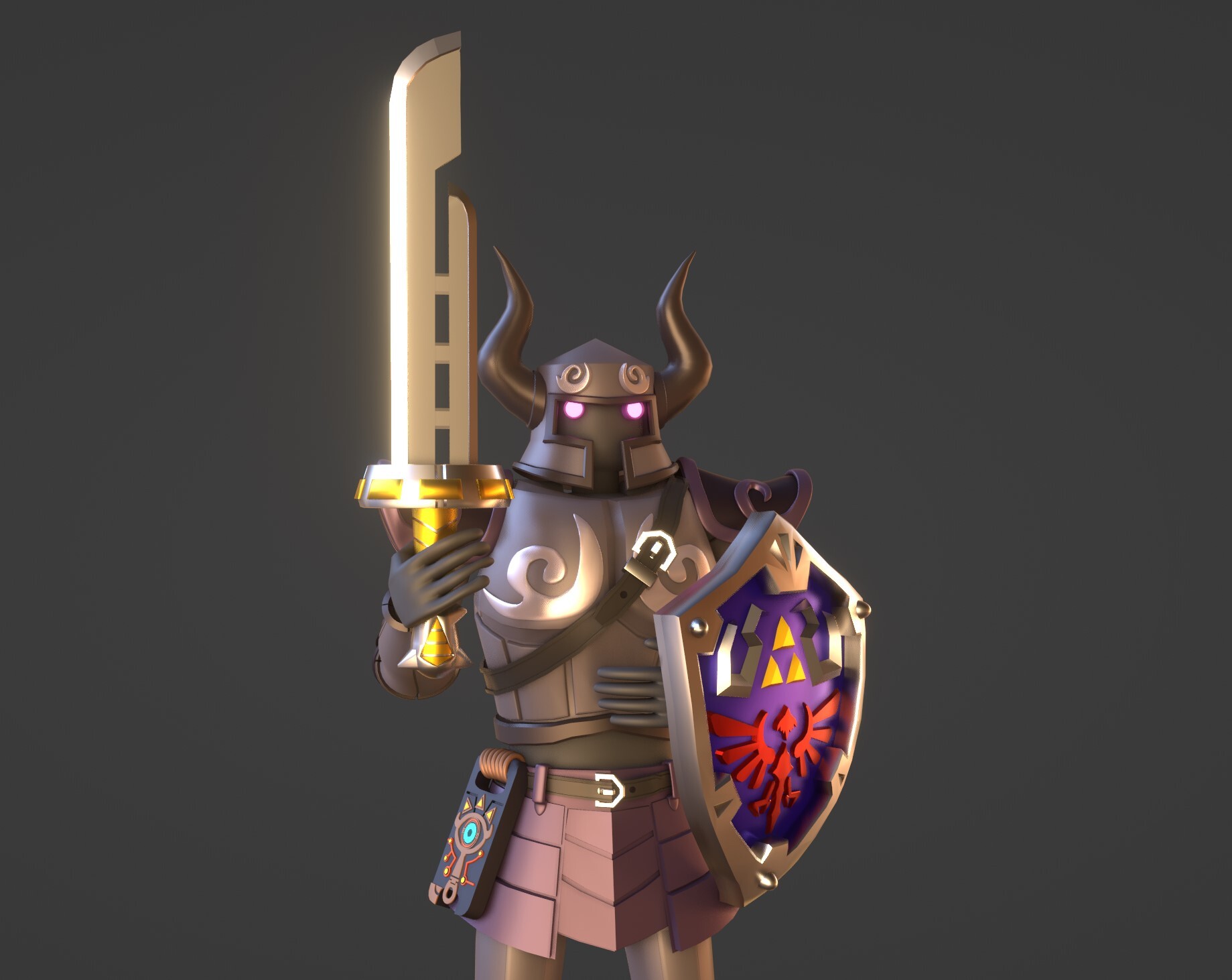 ArtStation - Link's Phantom armor (The Legend of Zelda: Breath of the Wild)