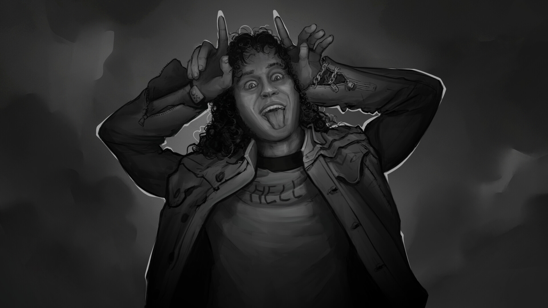 ArtStation - Eddie Munson fanart