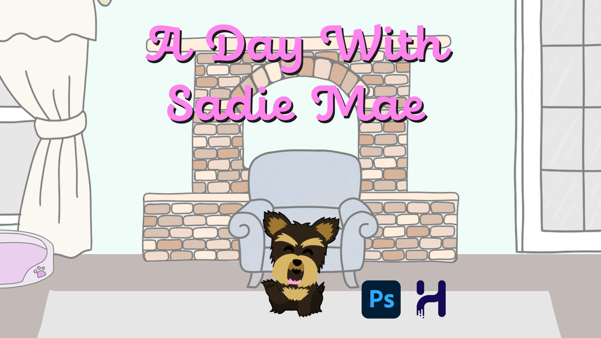 ArtStation - A Day With Sadie Mae (2D Animation) - Toon Boom Harmony