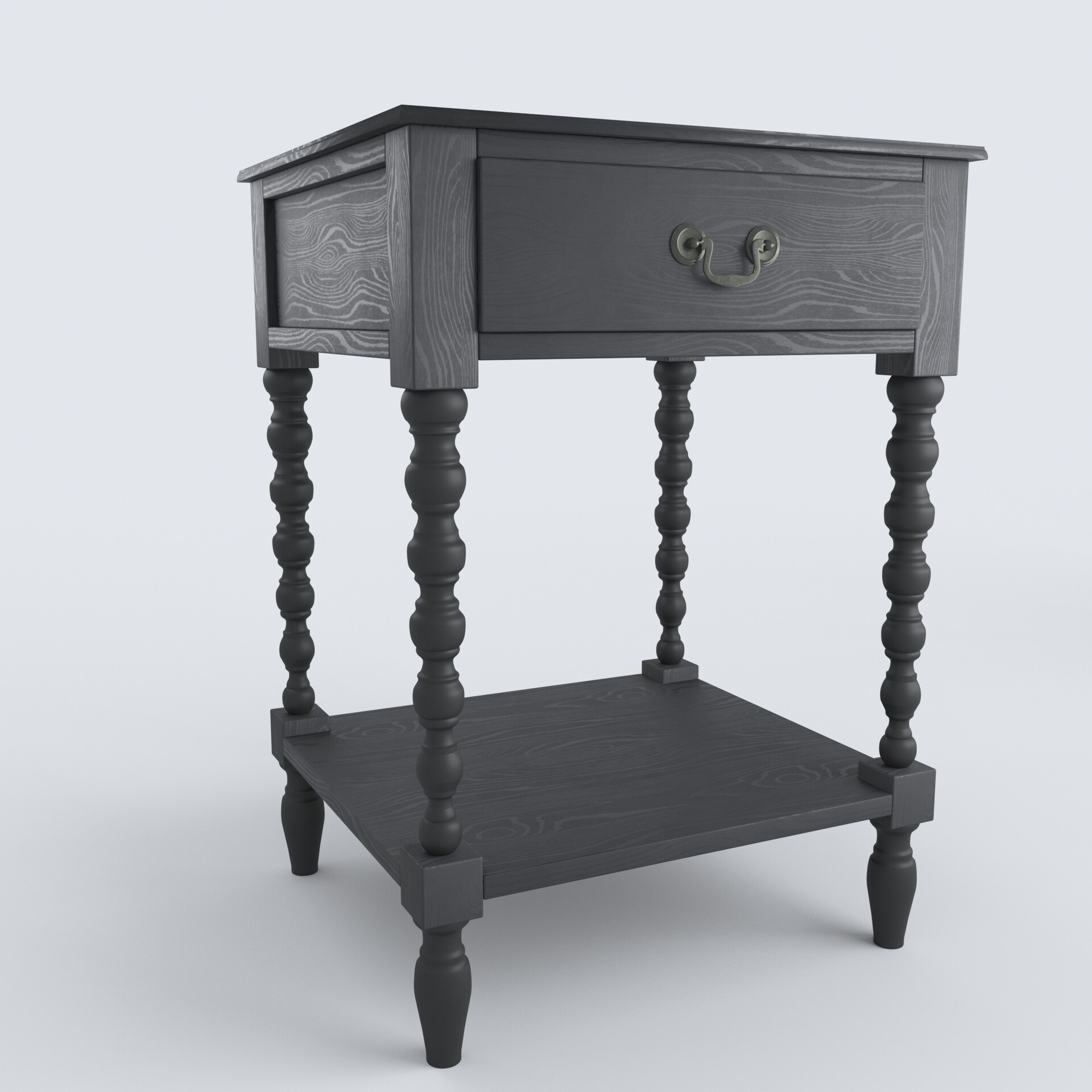 ArtStation - Black Side Table Set