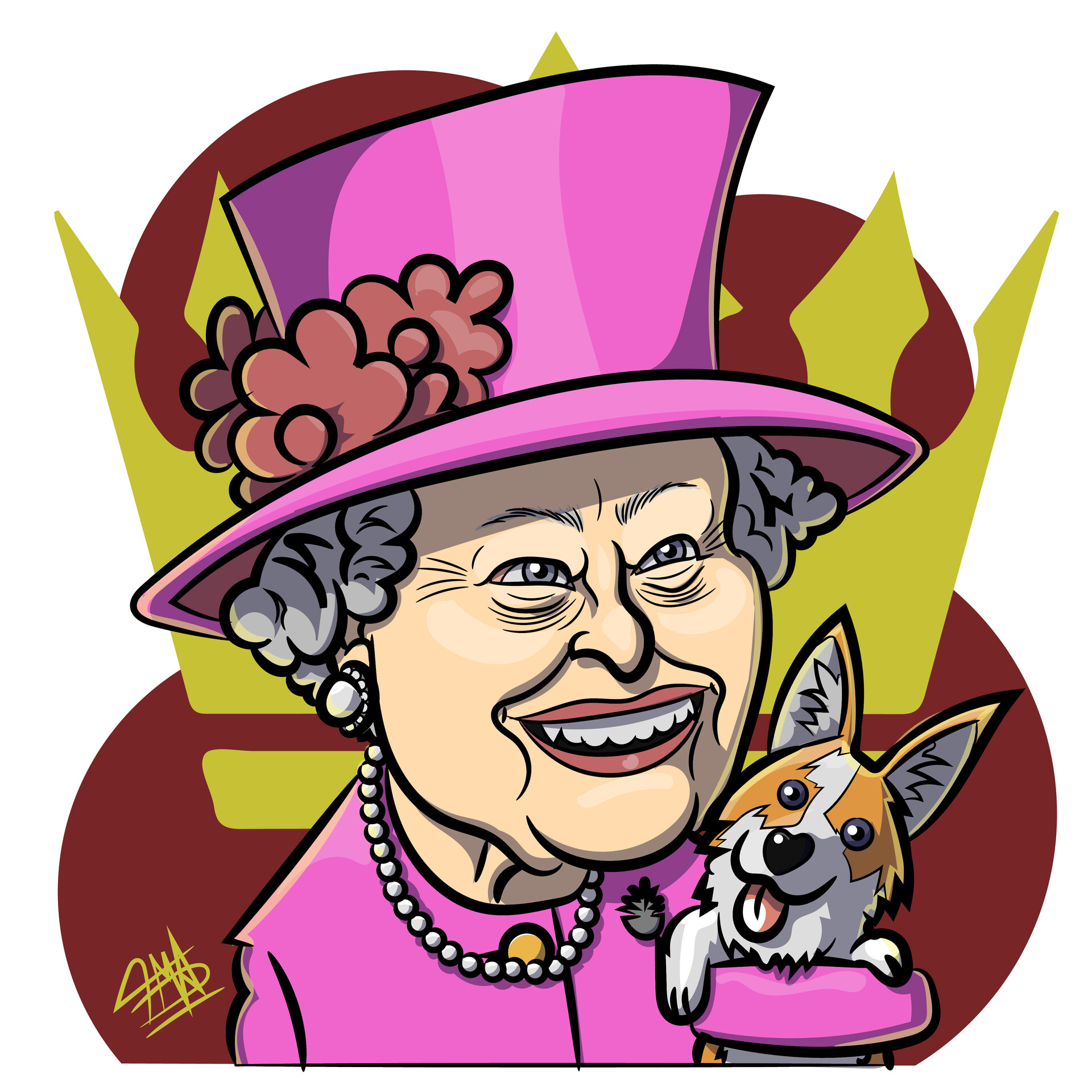 ArtStation - Queen Elizabeth II