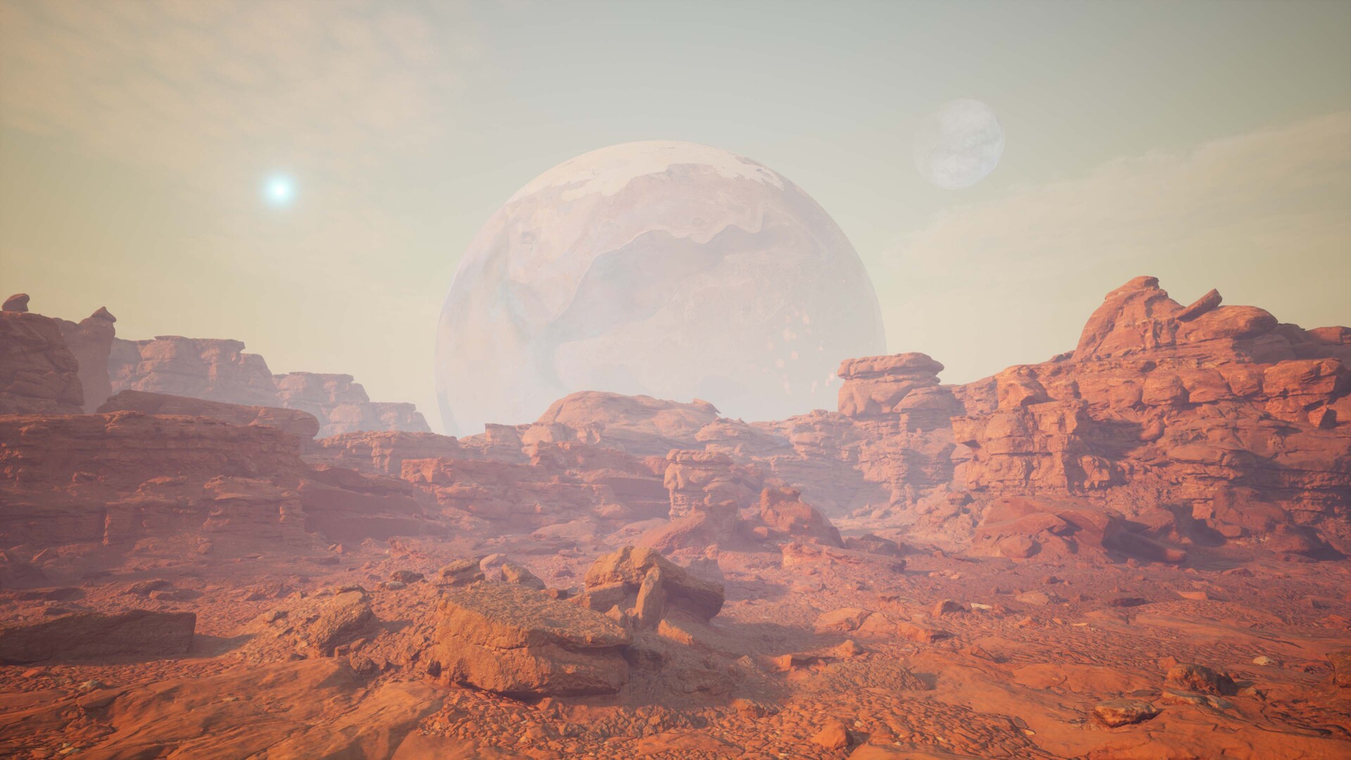 ArtStation - Outer Space Mars