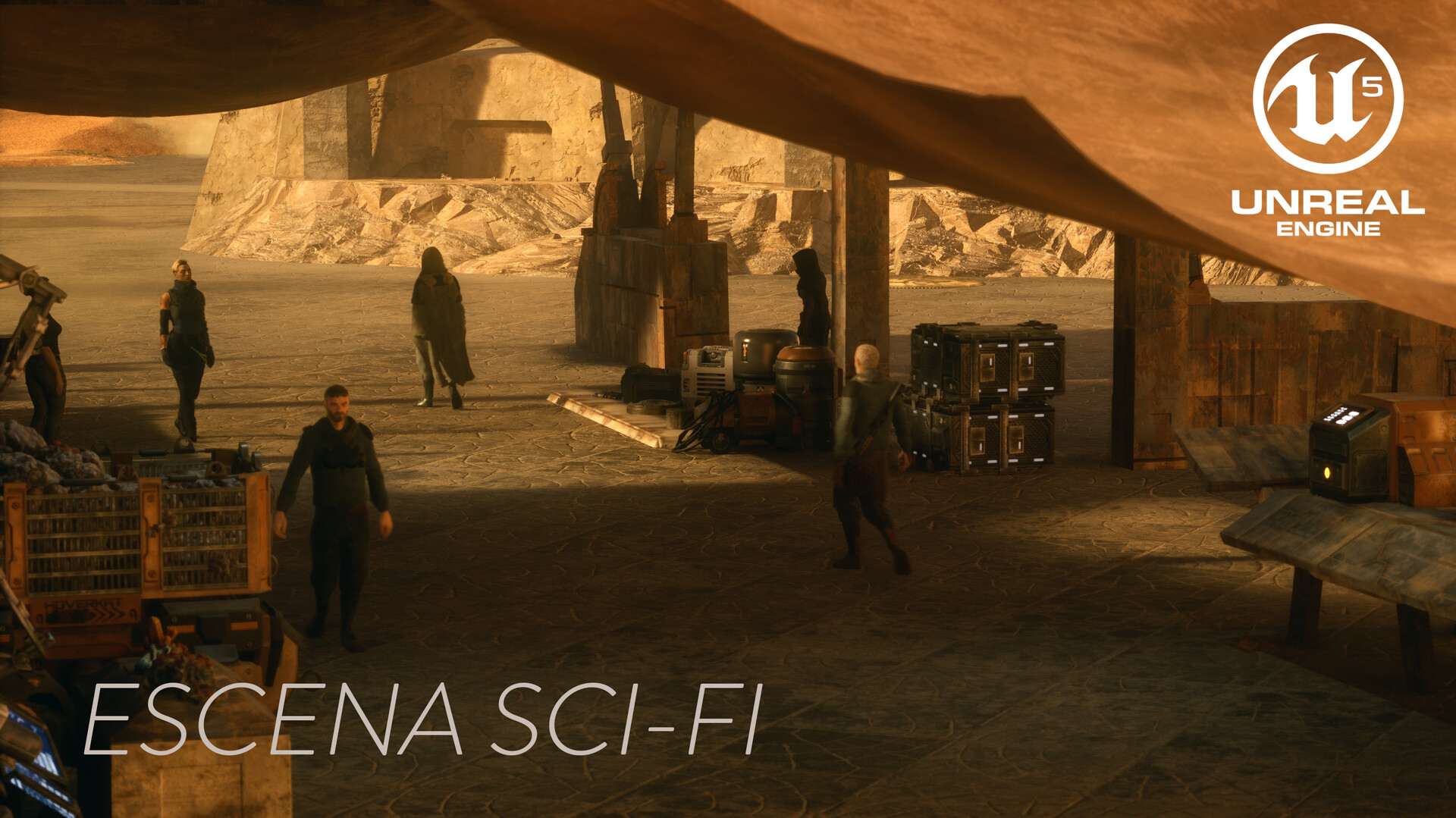 ArtStation - Desert Scifi