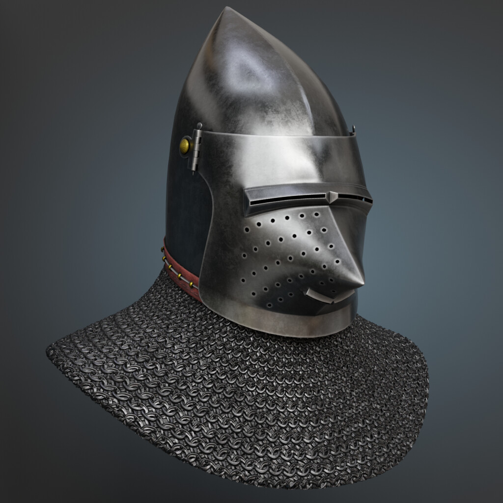 ArtStation - Bascinets (Mordhau Mod)