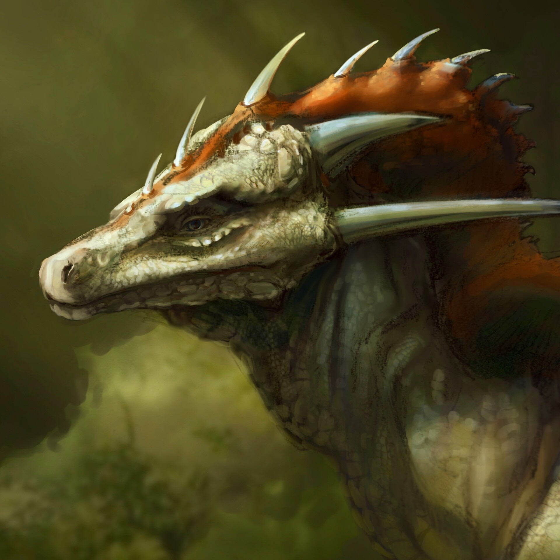 ArtStation - Dragon Head