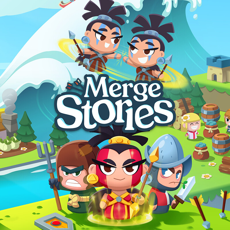 ArtStation - Merge Stories - Loading Screen