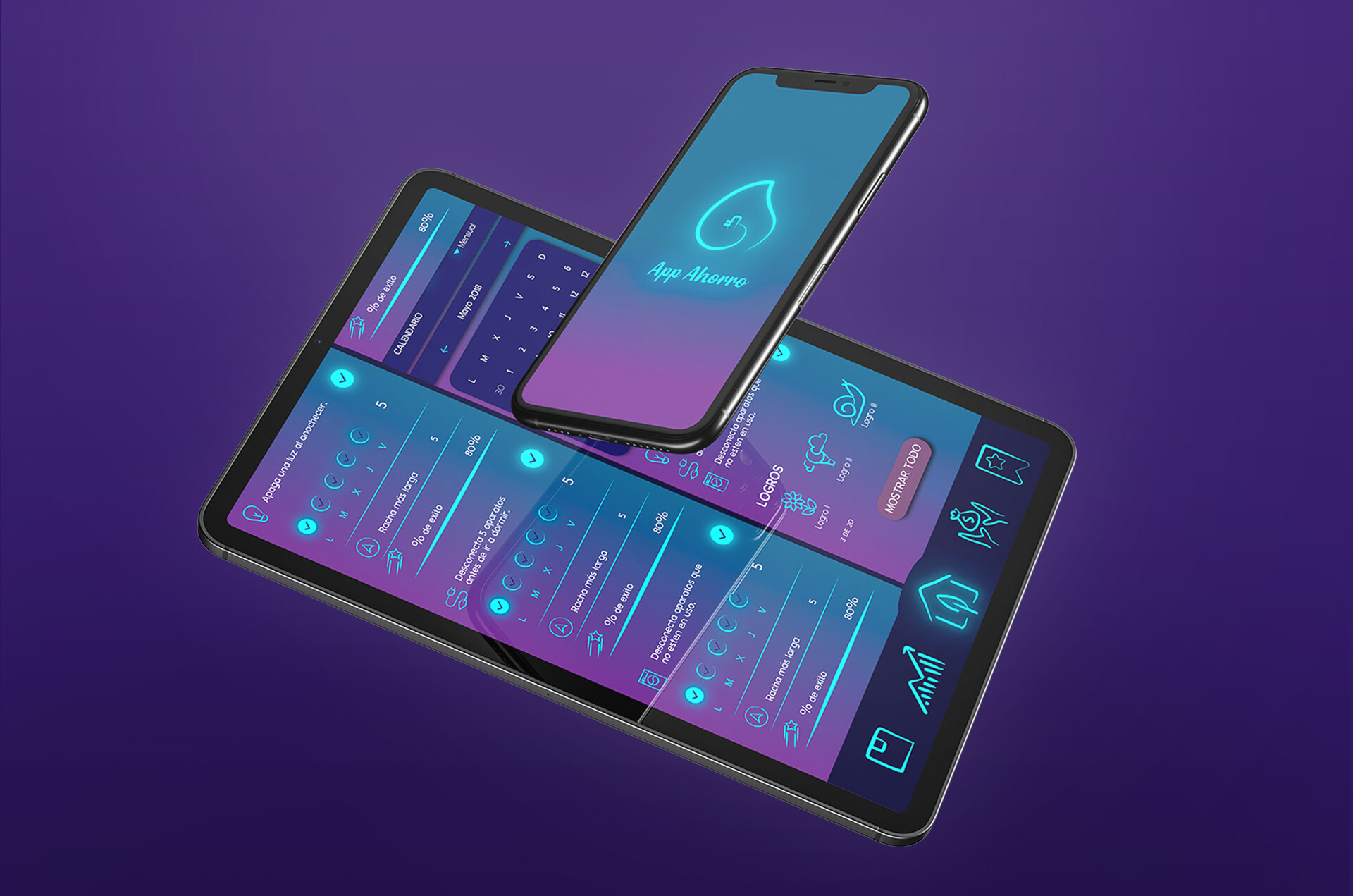 ArtStation - UI Design: App Ahorro
