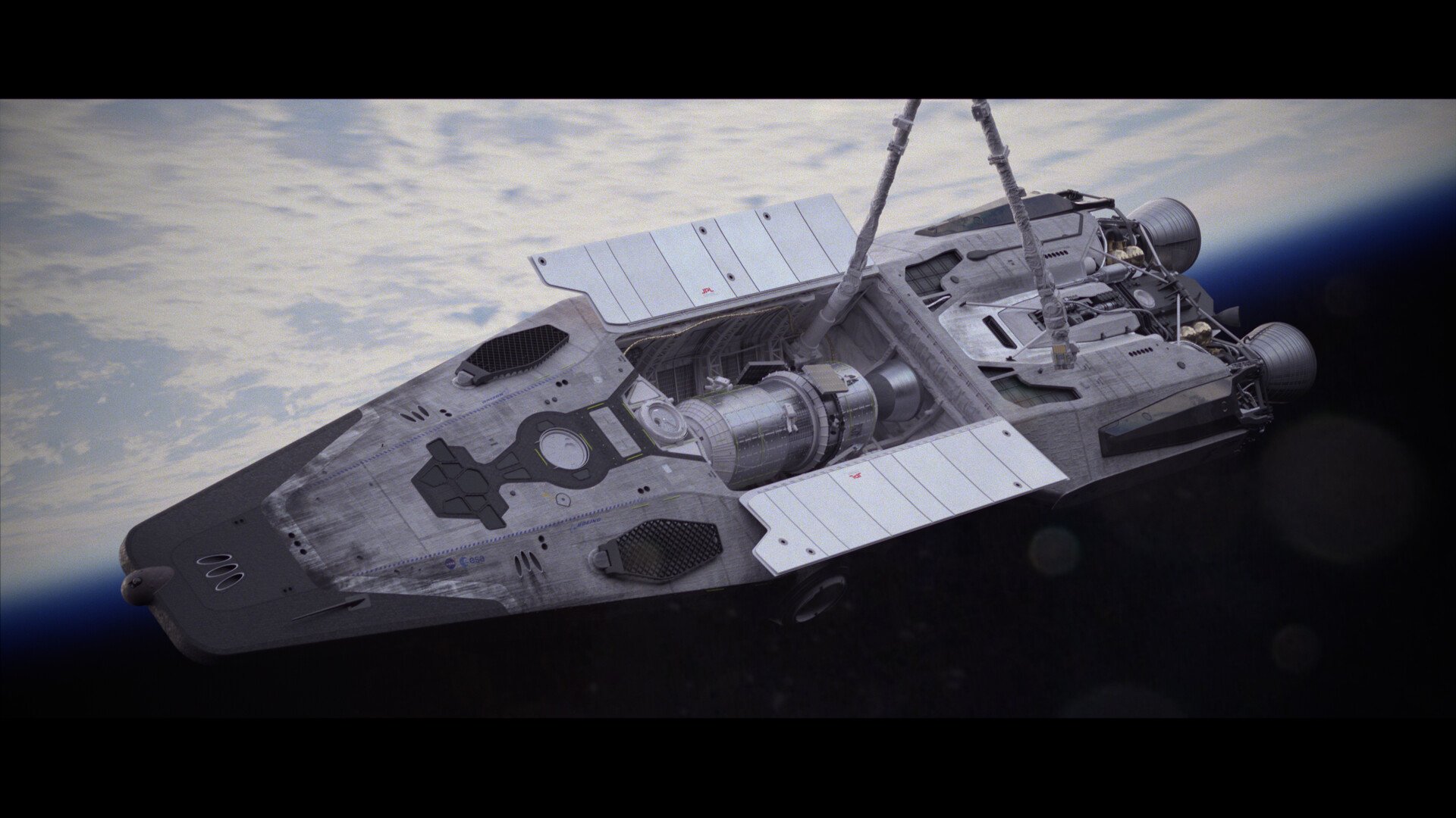 ArtStation - Space shuttle Mayflower HVY