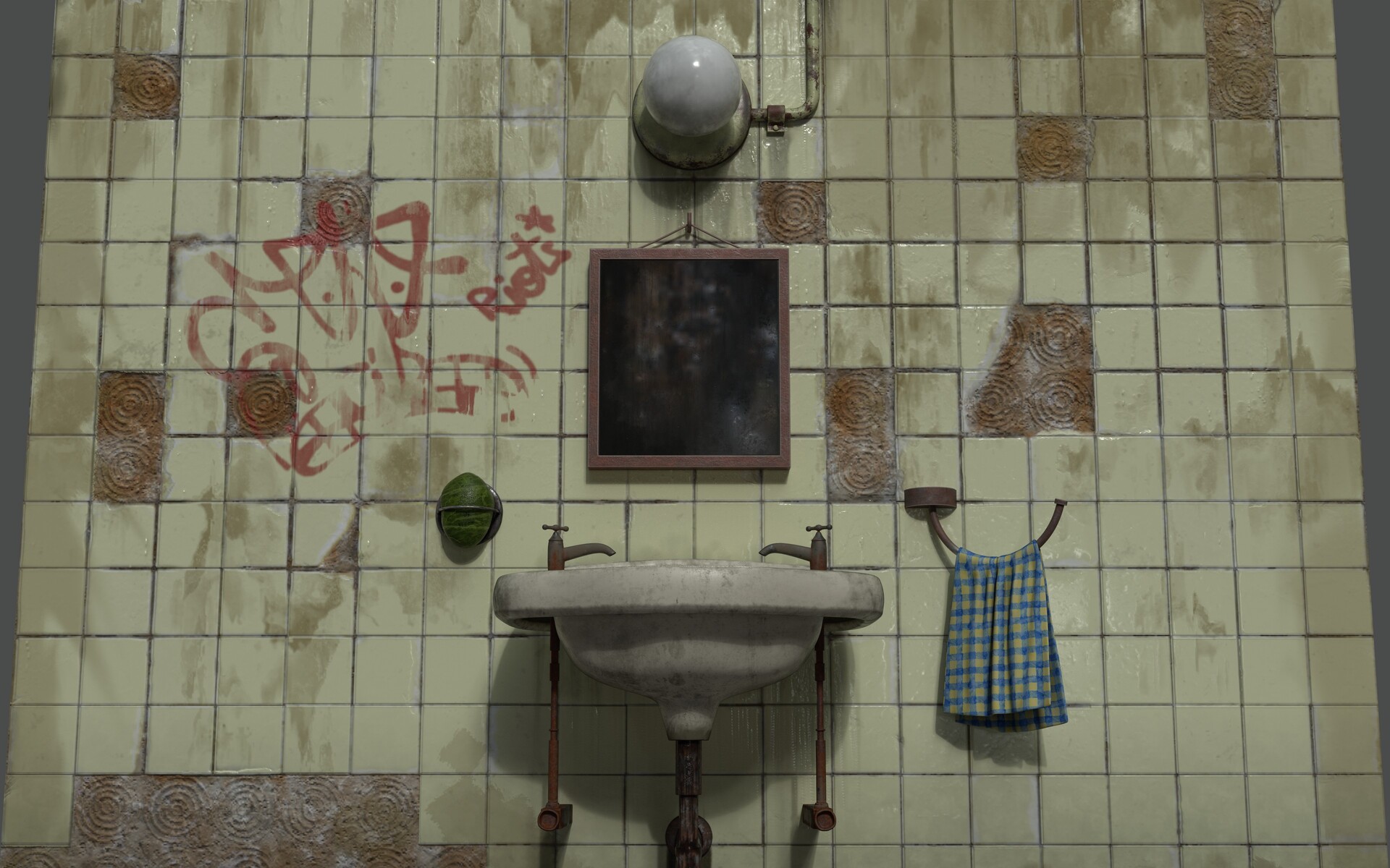 ArtStation - Bathroom Scene