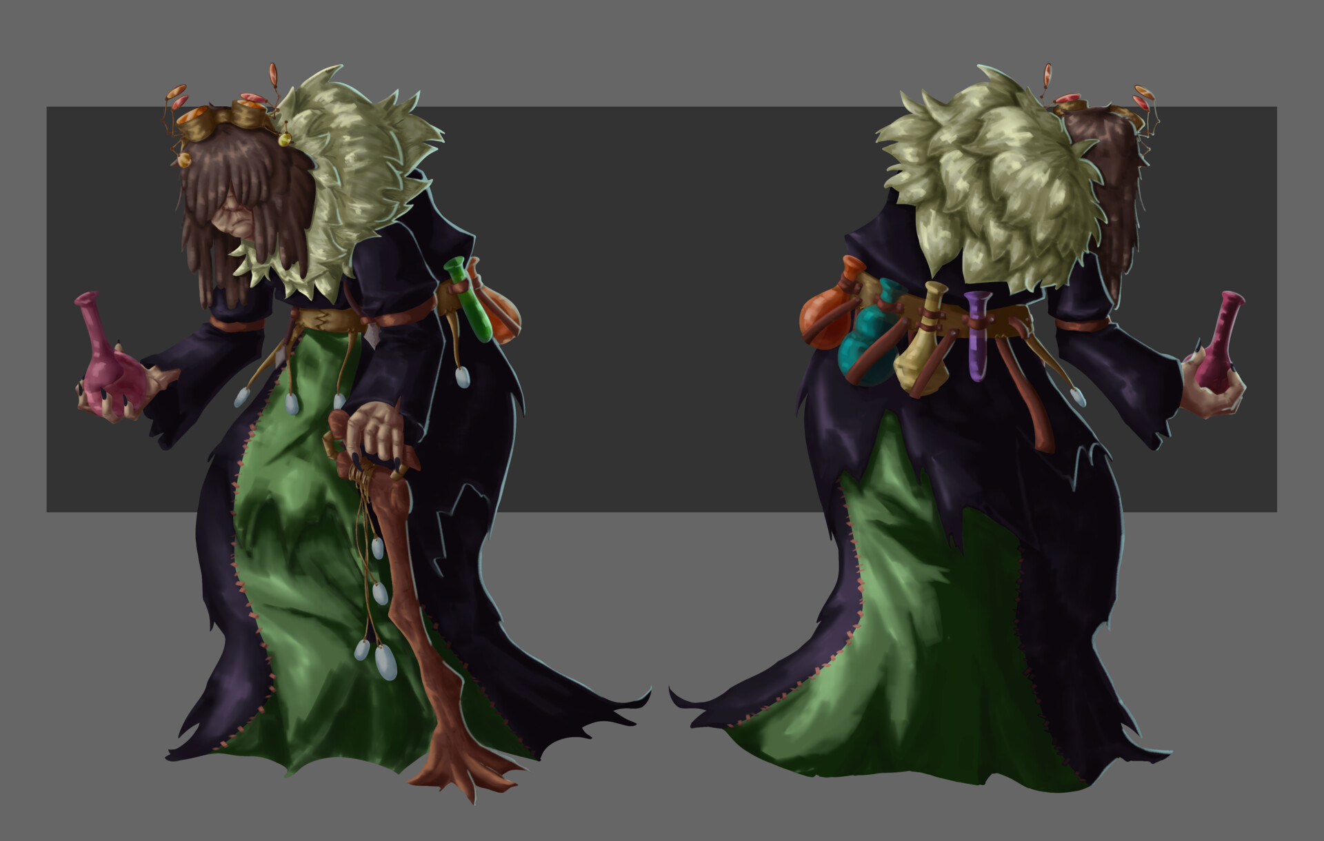 ArtStation - Witch/Alchemist Villain Design
