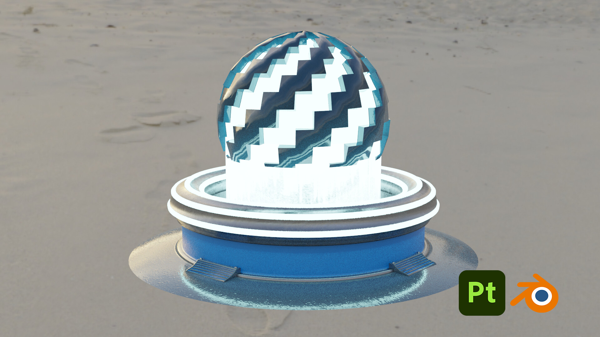 ArtStation - Space Fountain