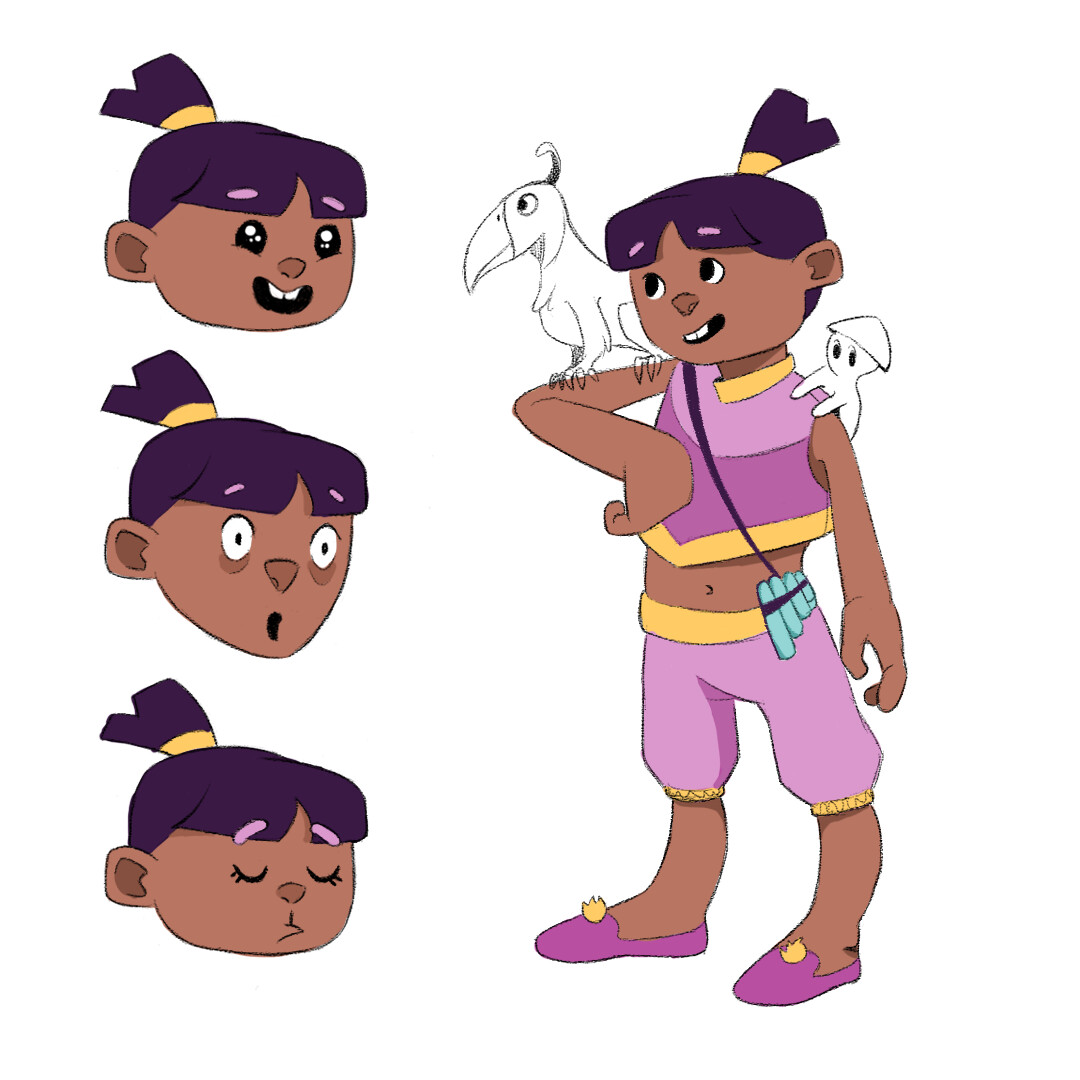 ArtStation - Character Design: Canção de Cali (2022)