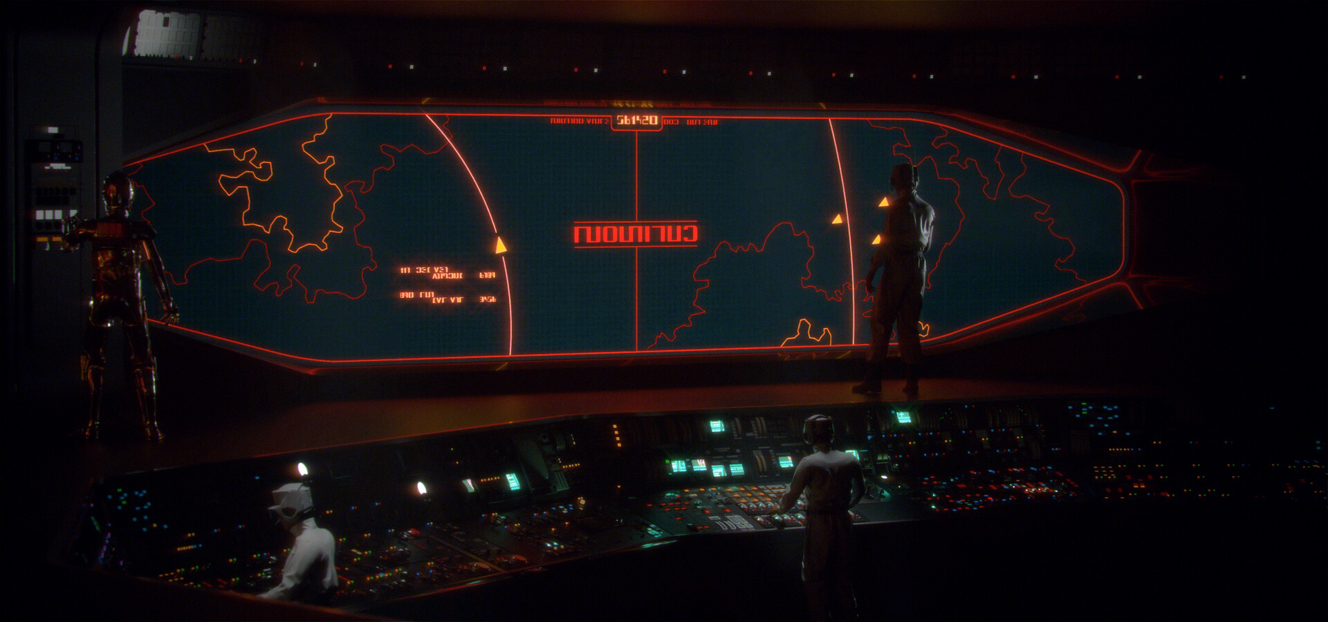 ArtStation - INCOM Telemetry Room ( Rendering )