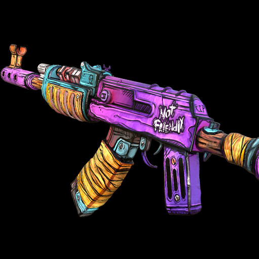 ArtStation - Cel Shading Weapon Skin