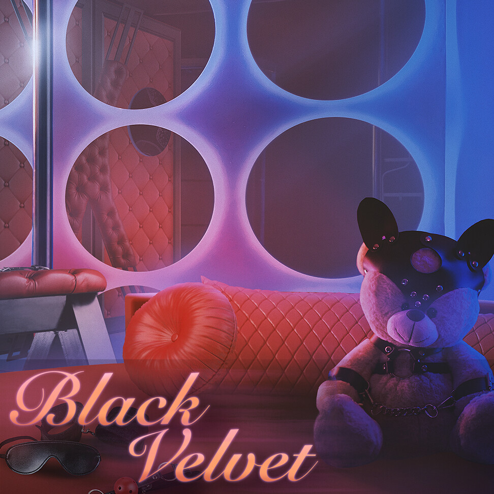 ArtStation - "Black Velvet" novell's environment art. For Ayist Games