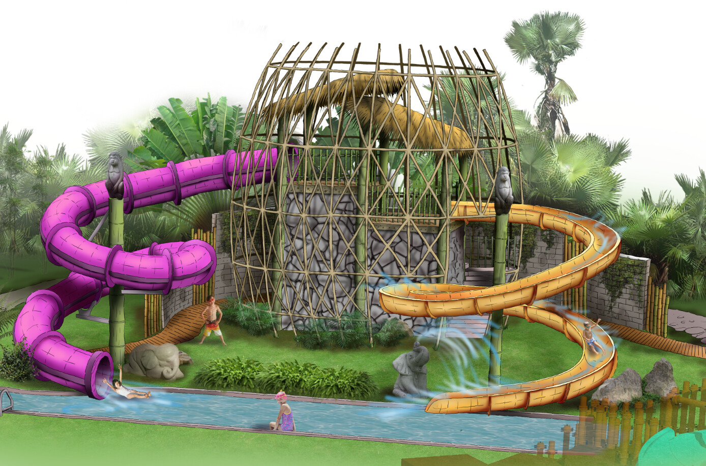 ArtStation - Themed Waterparks & Splashpads design proposals - Part 003