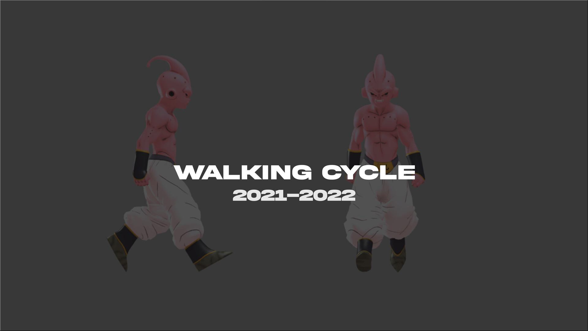 Hoku - Bu walking cycle (slow speed)