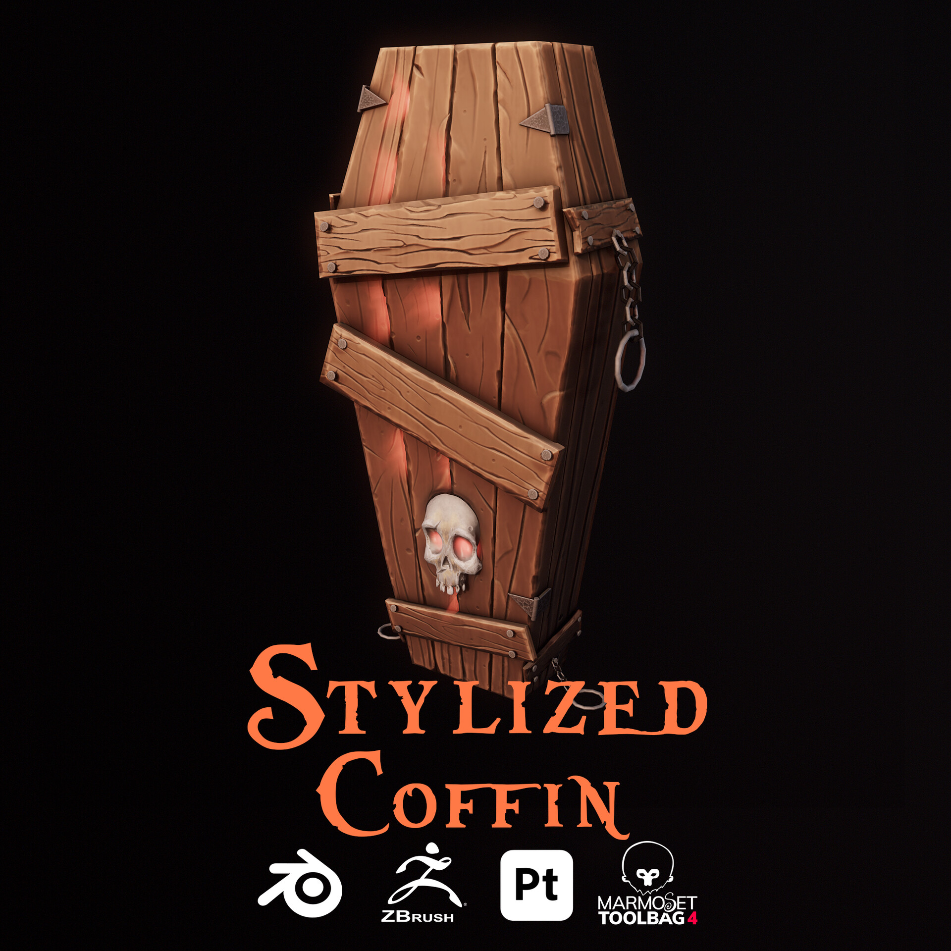 ArtStation - Stylized Coffin