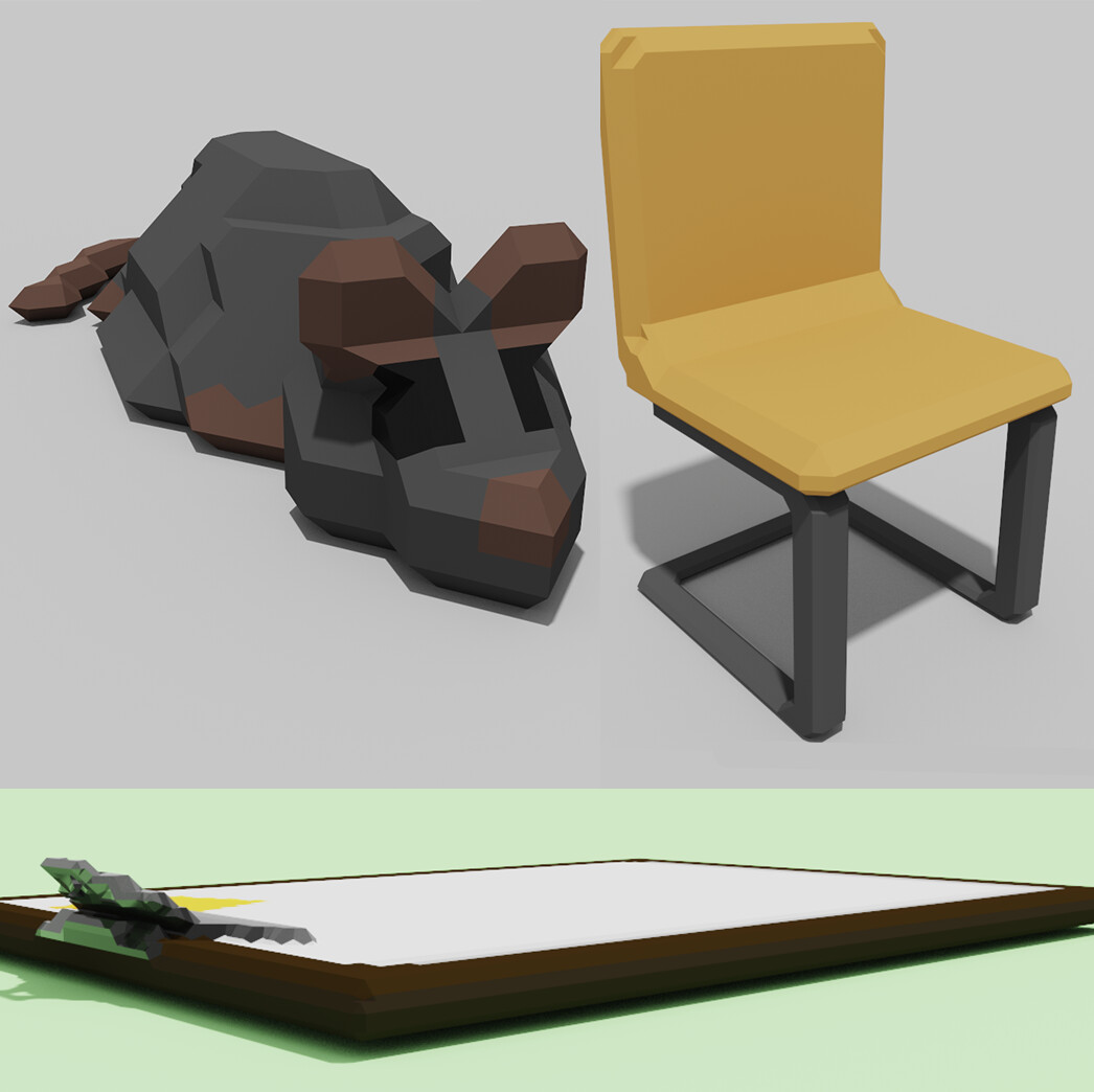 ArtStation - Voxel Art quick practices