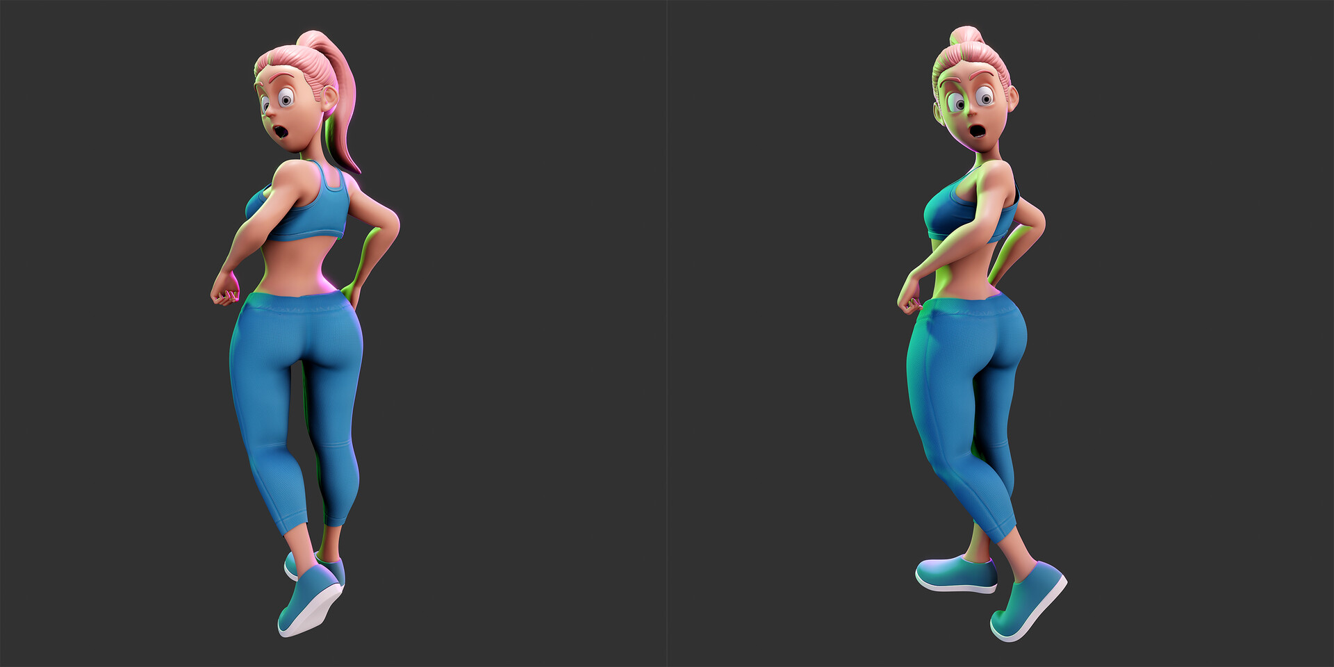 ArtStation - Posing Character in Blender