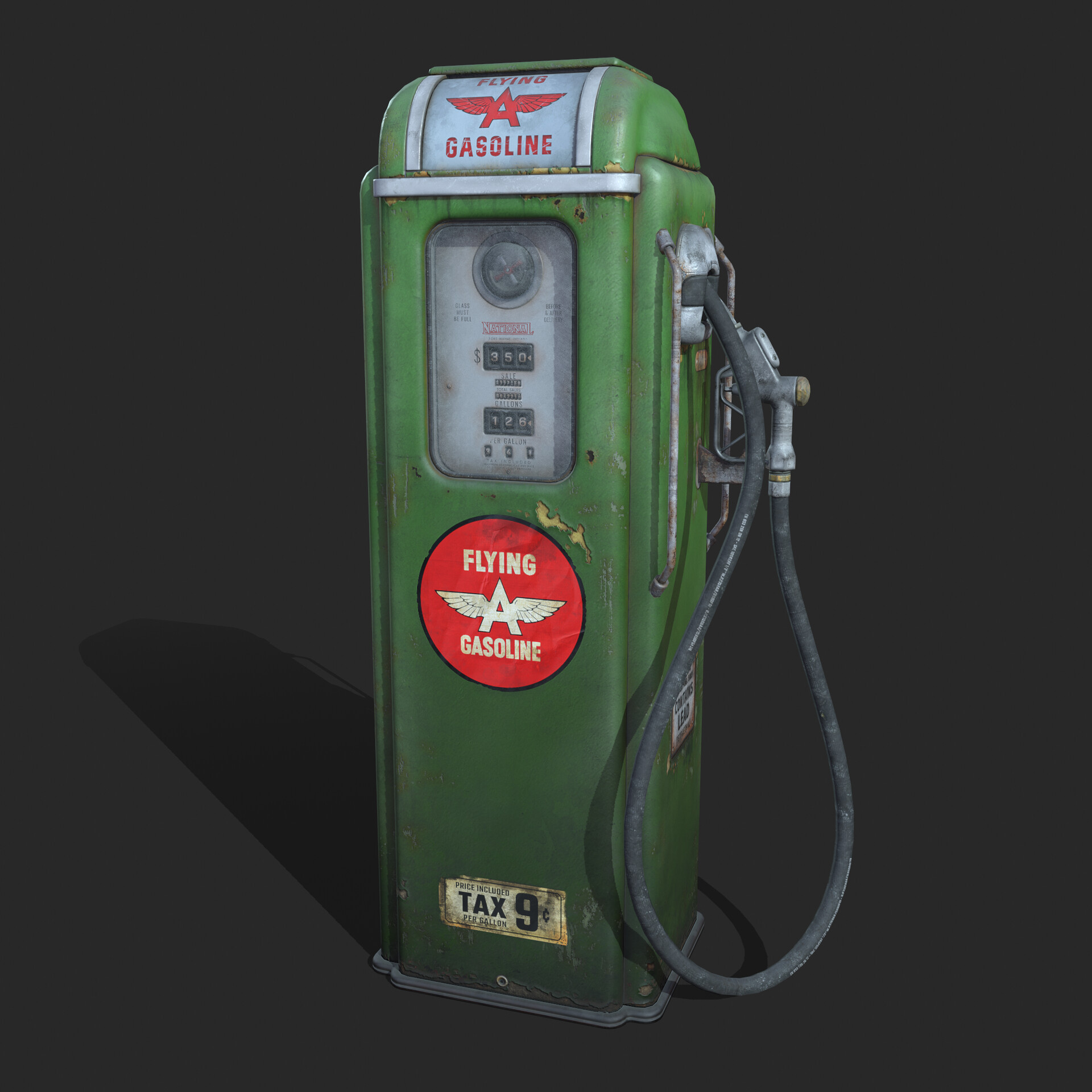 ArtStation - Old gasoline column