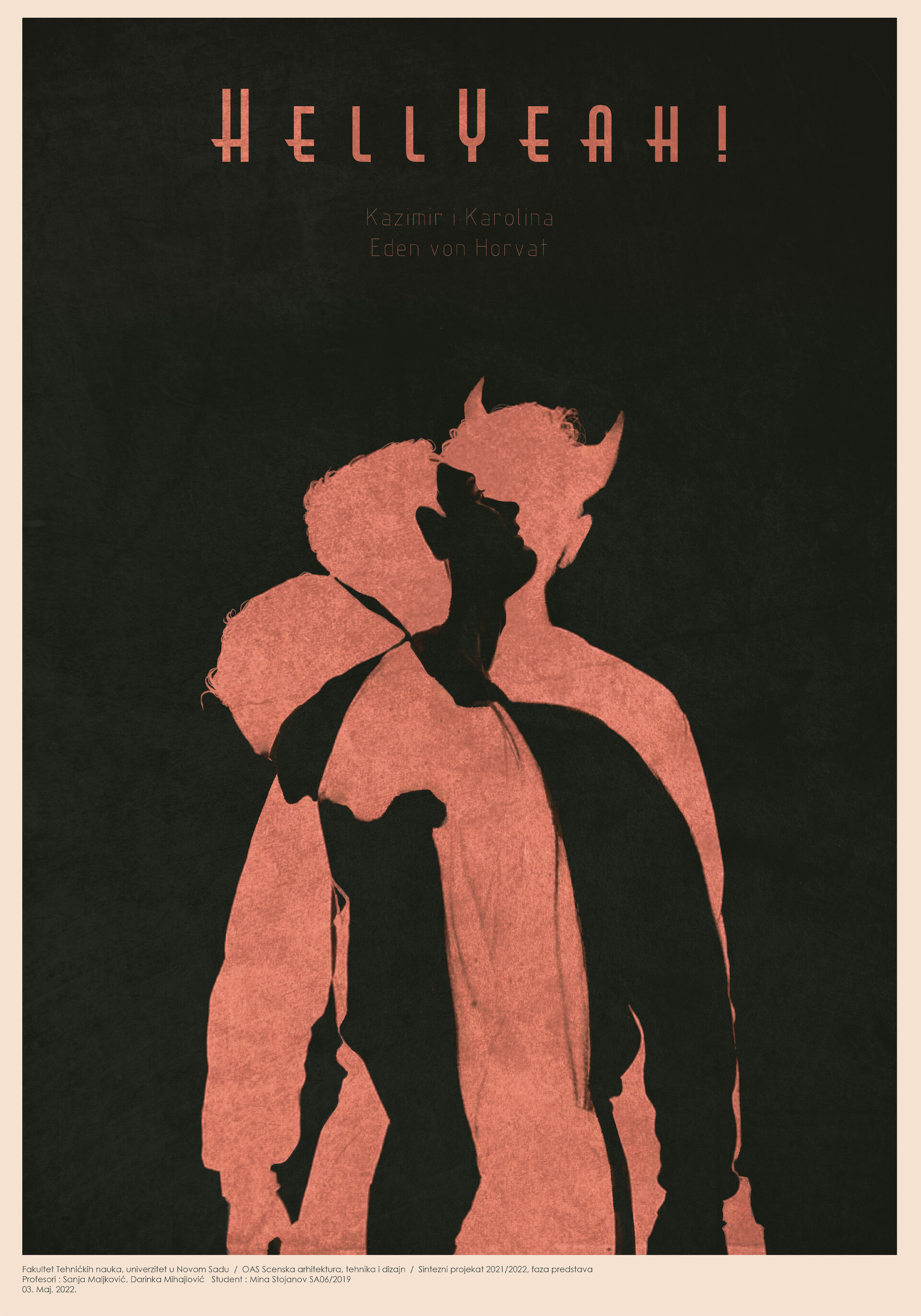 ArtStation - Hell yeah! / Poster and costyme