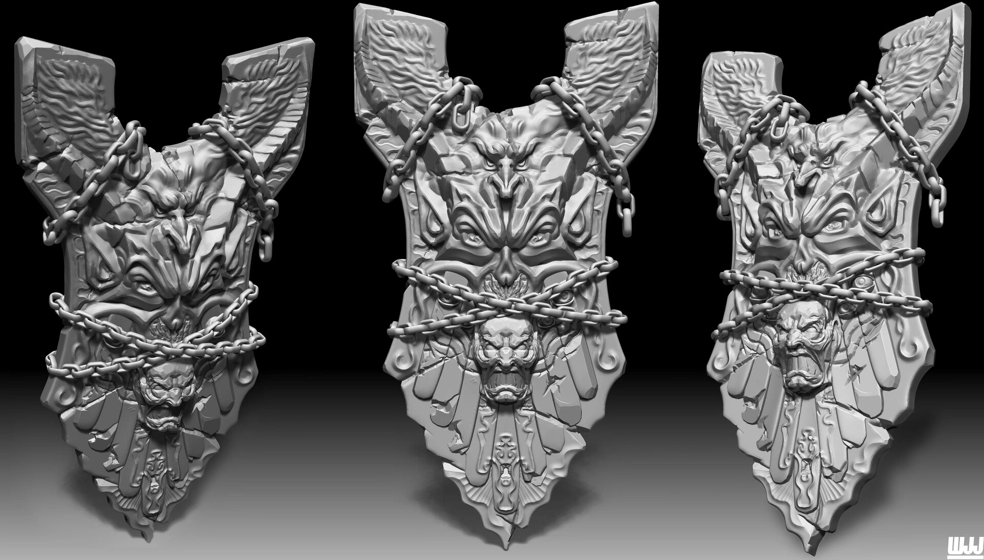 ArtStation - The devil shield