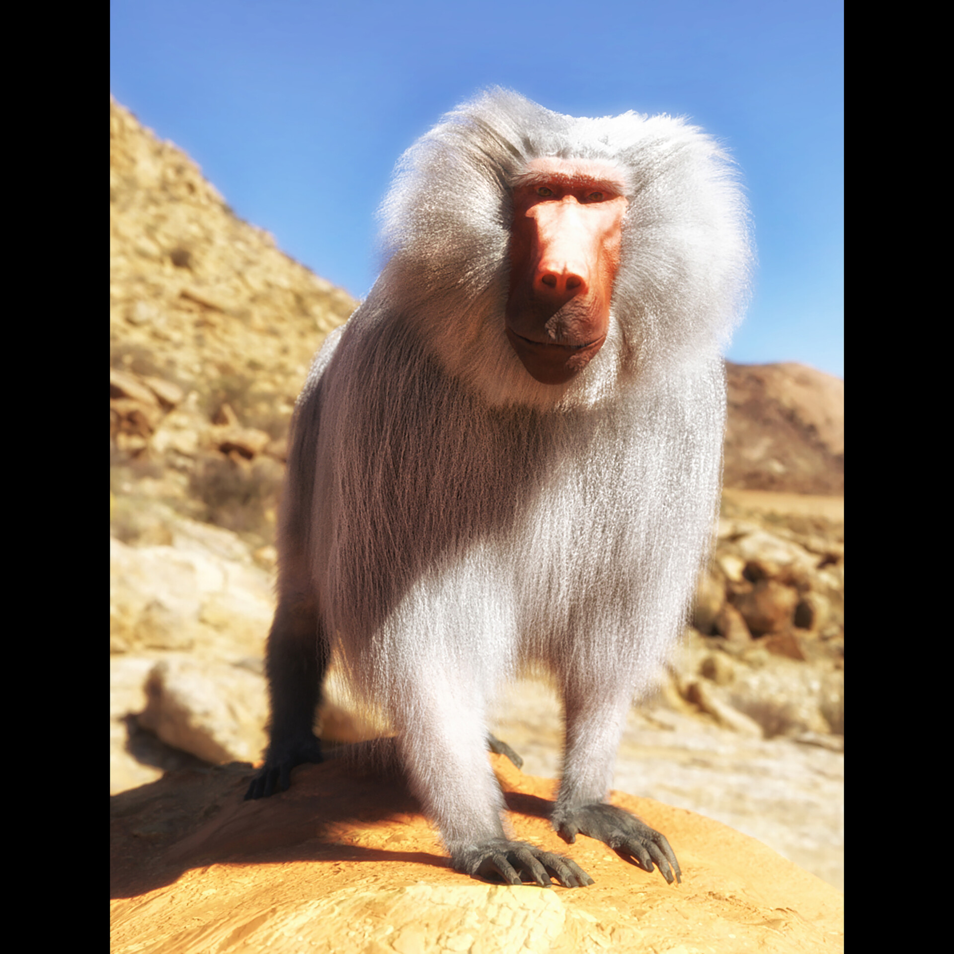 ArtStation - Baboon