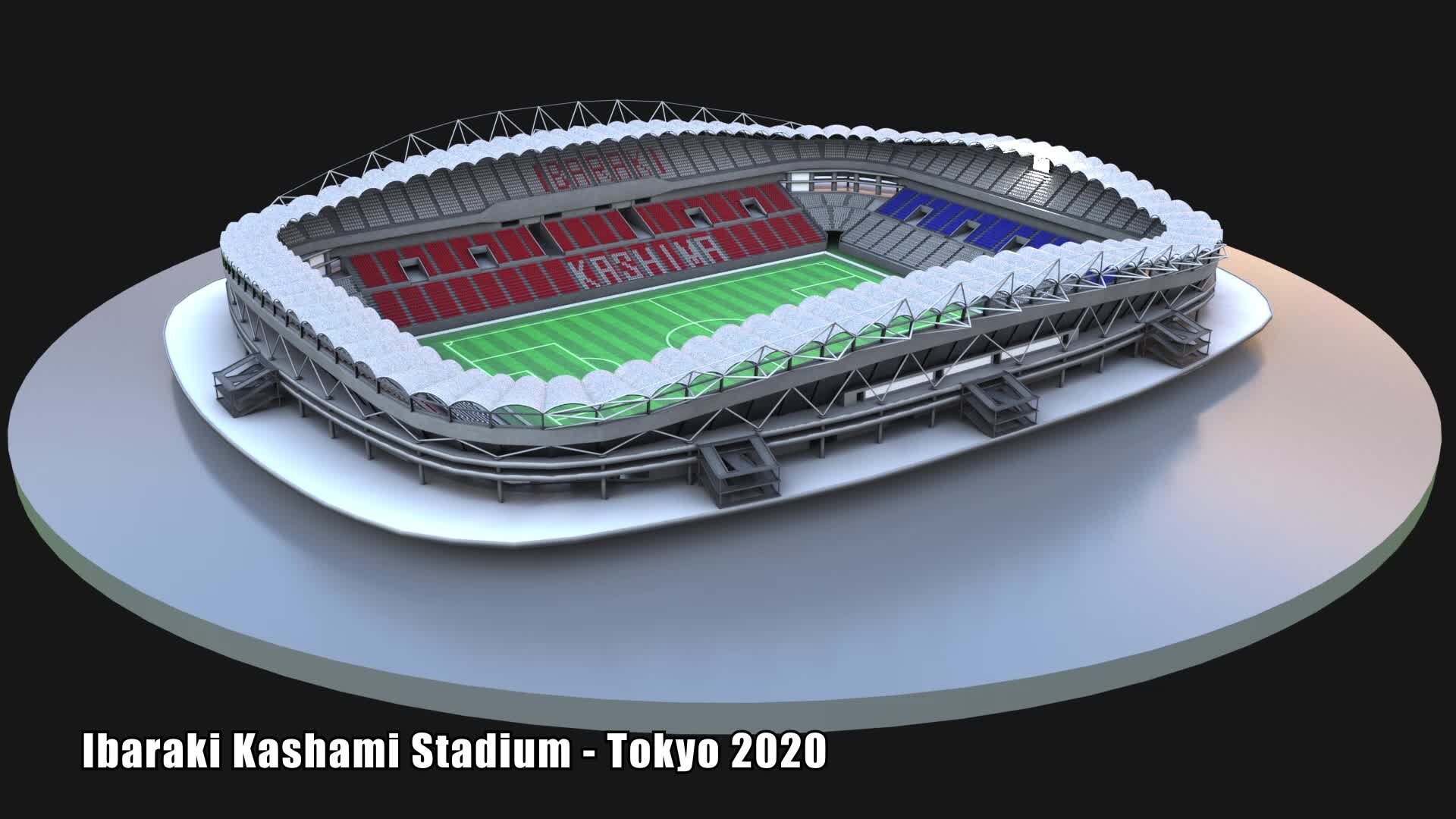 ArtStation - Ibaraki Kashami Stadium - Tokyo 2020