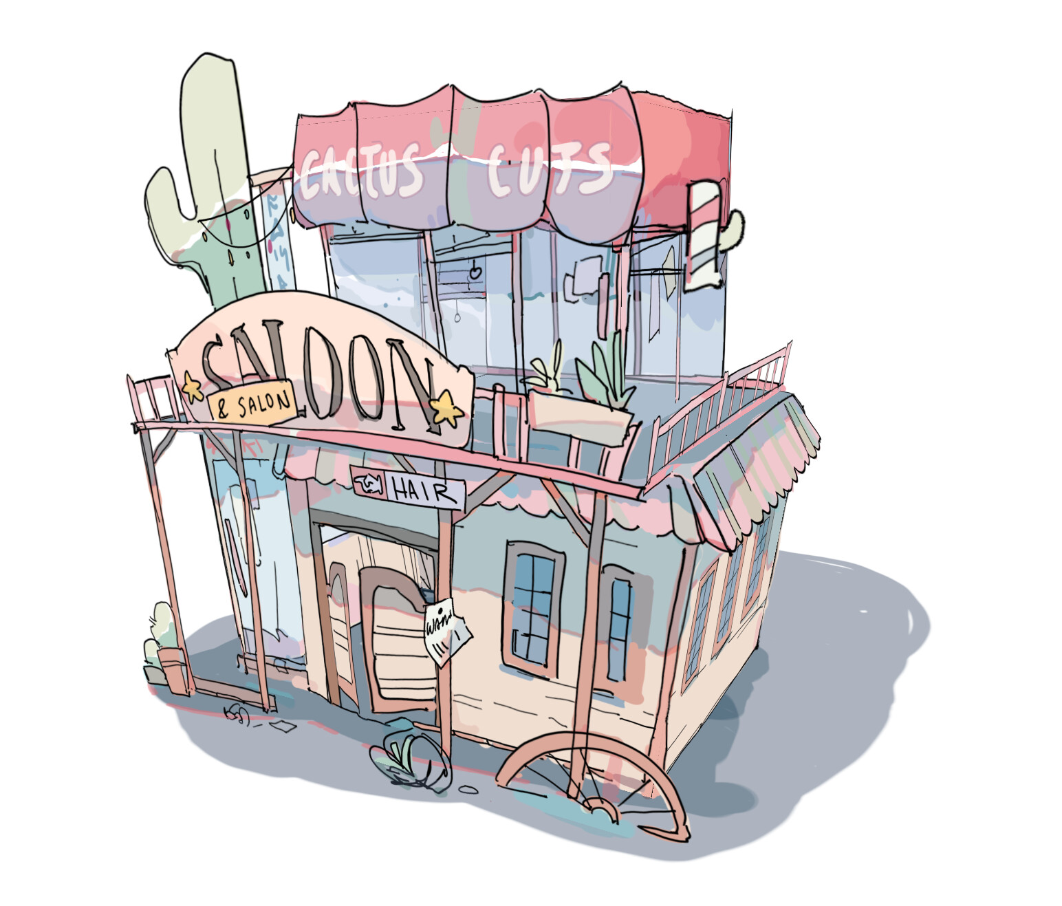 ArtStation - Saloon/Salon