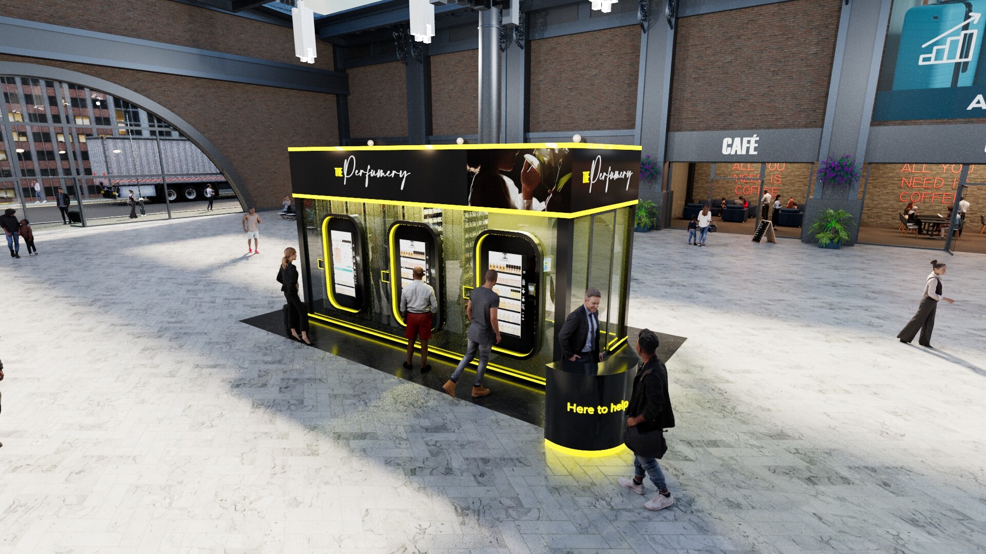 ArtStation - Train station concept