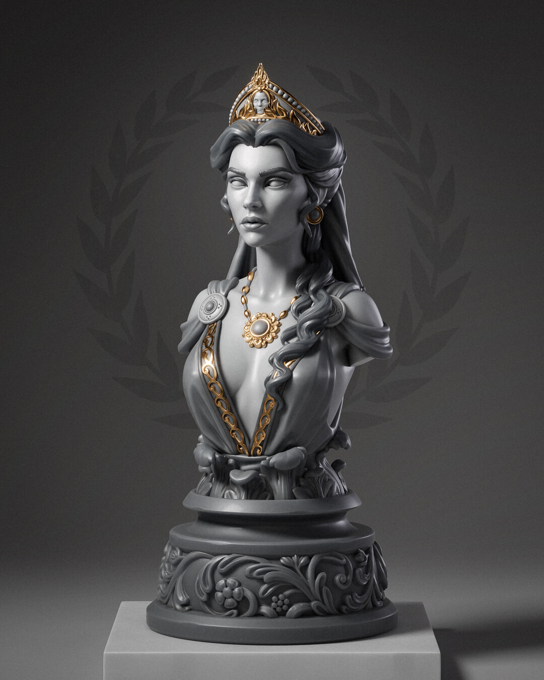 ArtStation - Roman Themed Chess Set - Queen Servilia