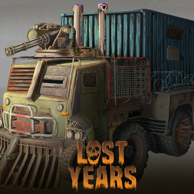 ArtStation - Post Apocalyptic Truck Concept - Lost Years