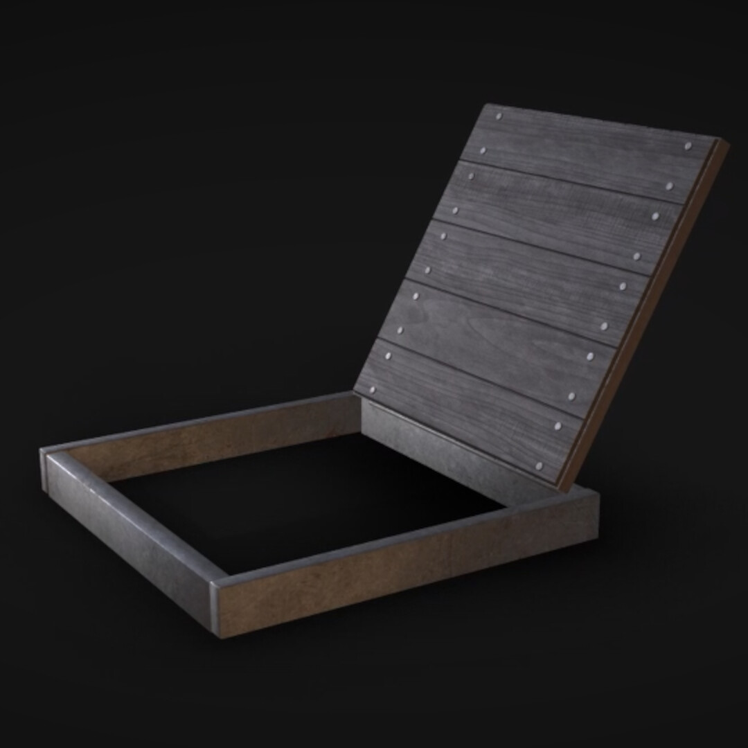 ArtStation - Trapdoor / Dungeon Entrance (Game Ready)