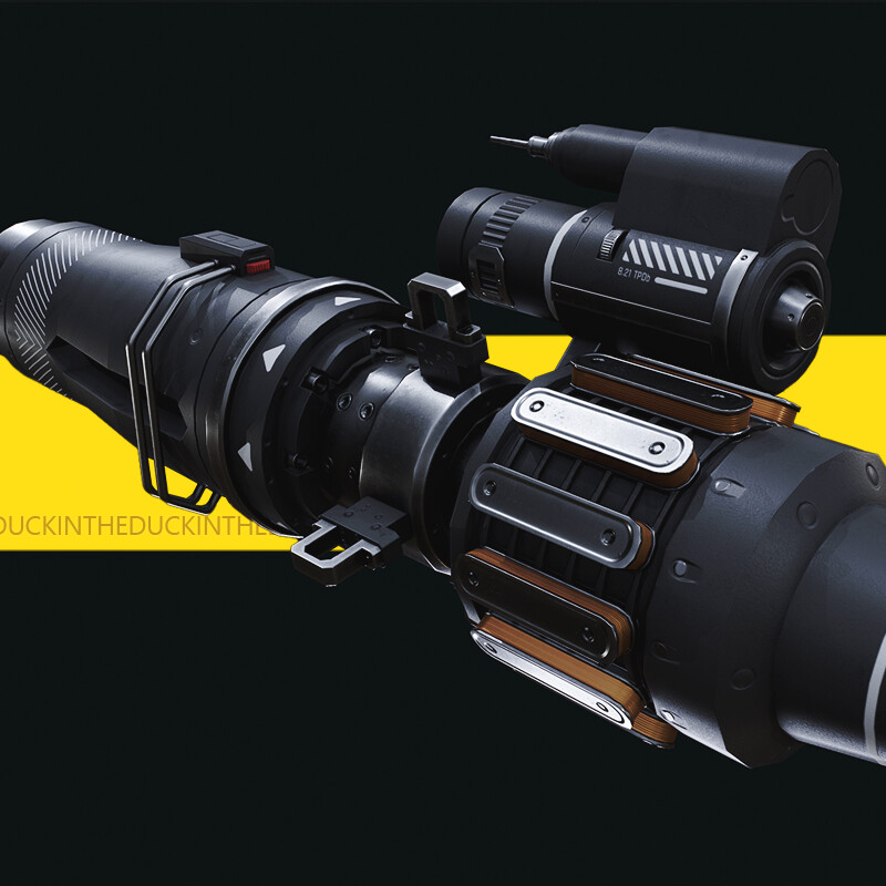 ArtStation - Scifi Rocketlauncher