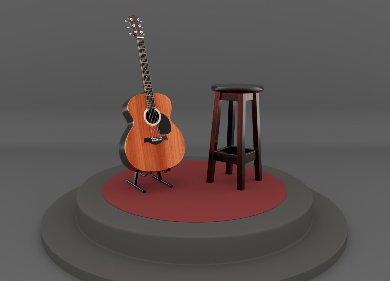 ArtStation - Acoustic gig set