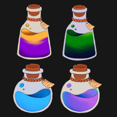 ArtStation - Potion sets