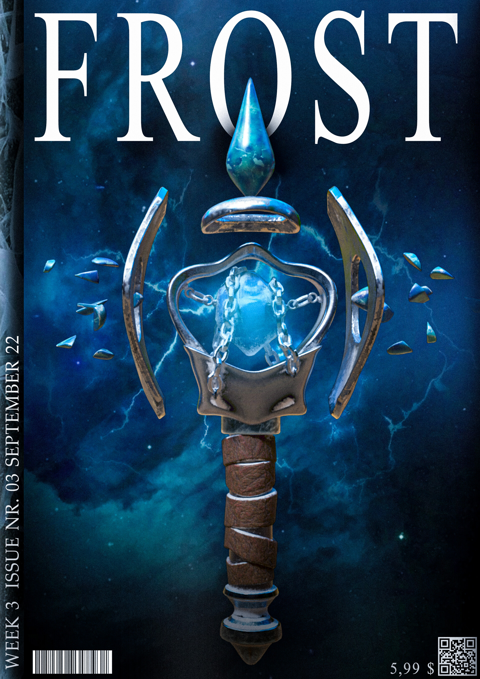 ArtStation - Page Design / Frost / Day 18