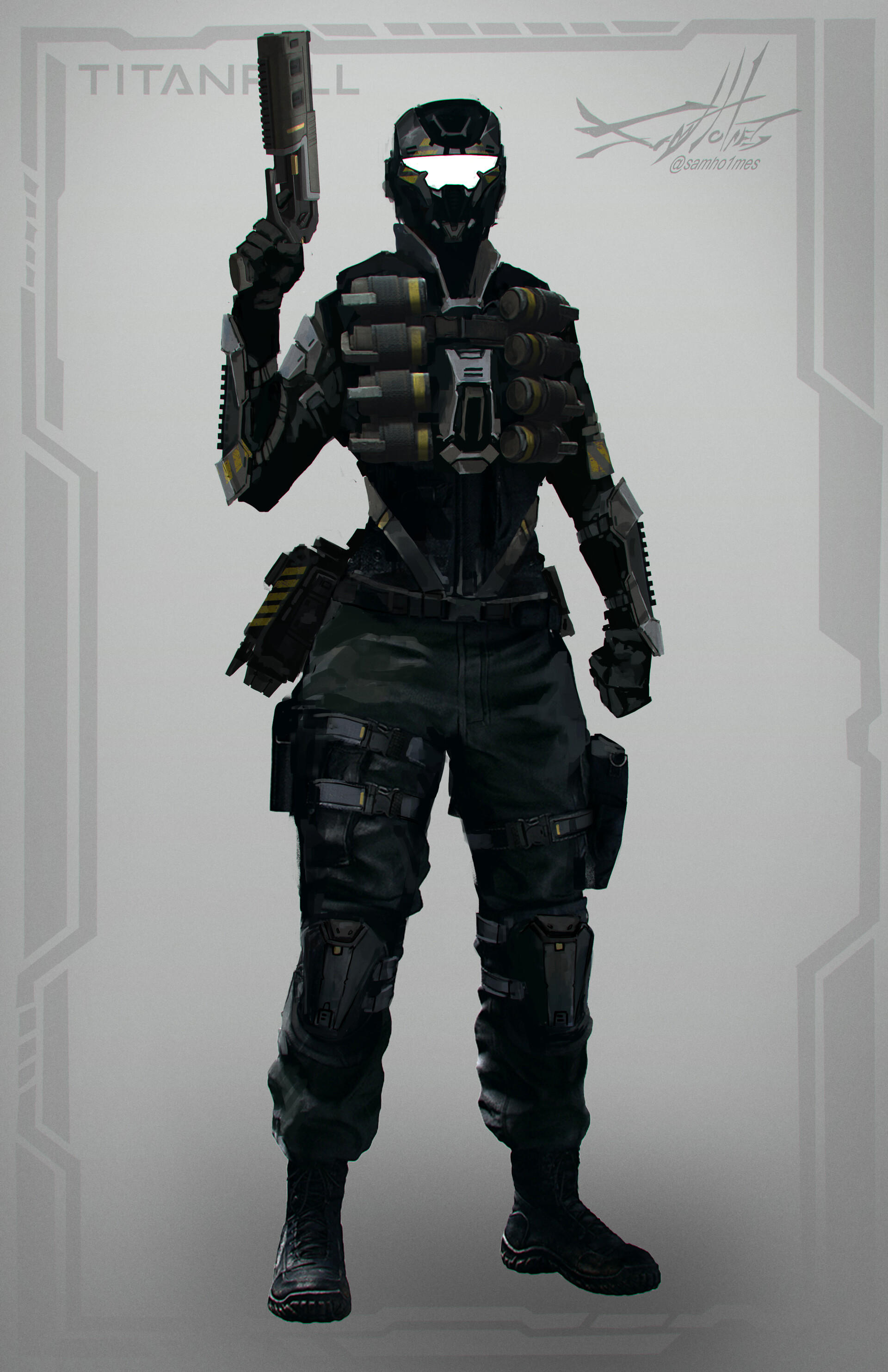 ArtStation - titanfall demo pilot