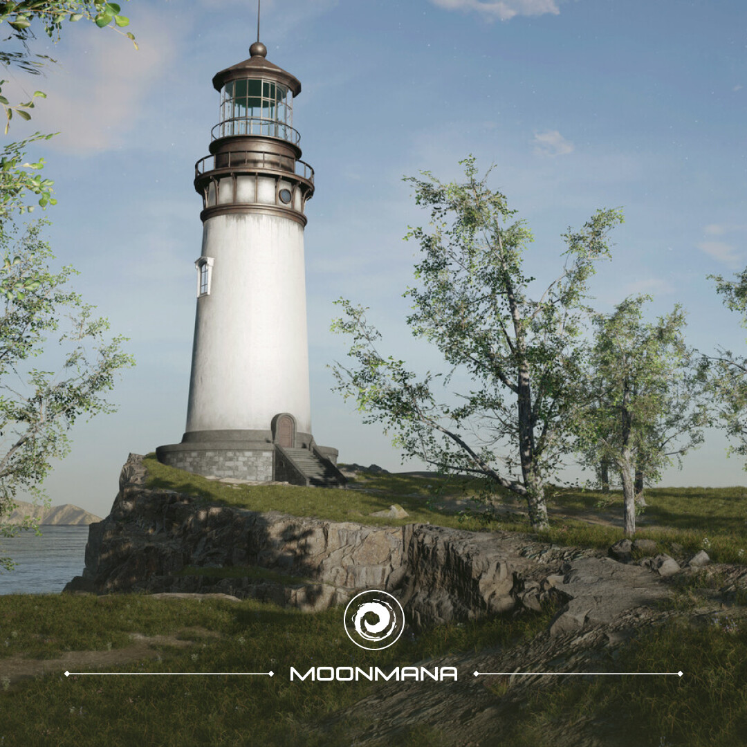 ArtStation - 3D art lighthouse made in Unreal Engine 4