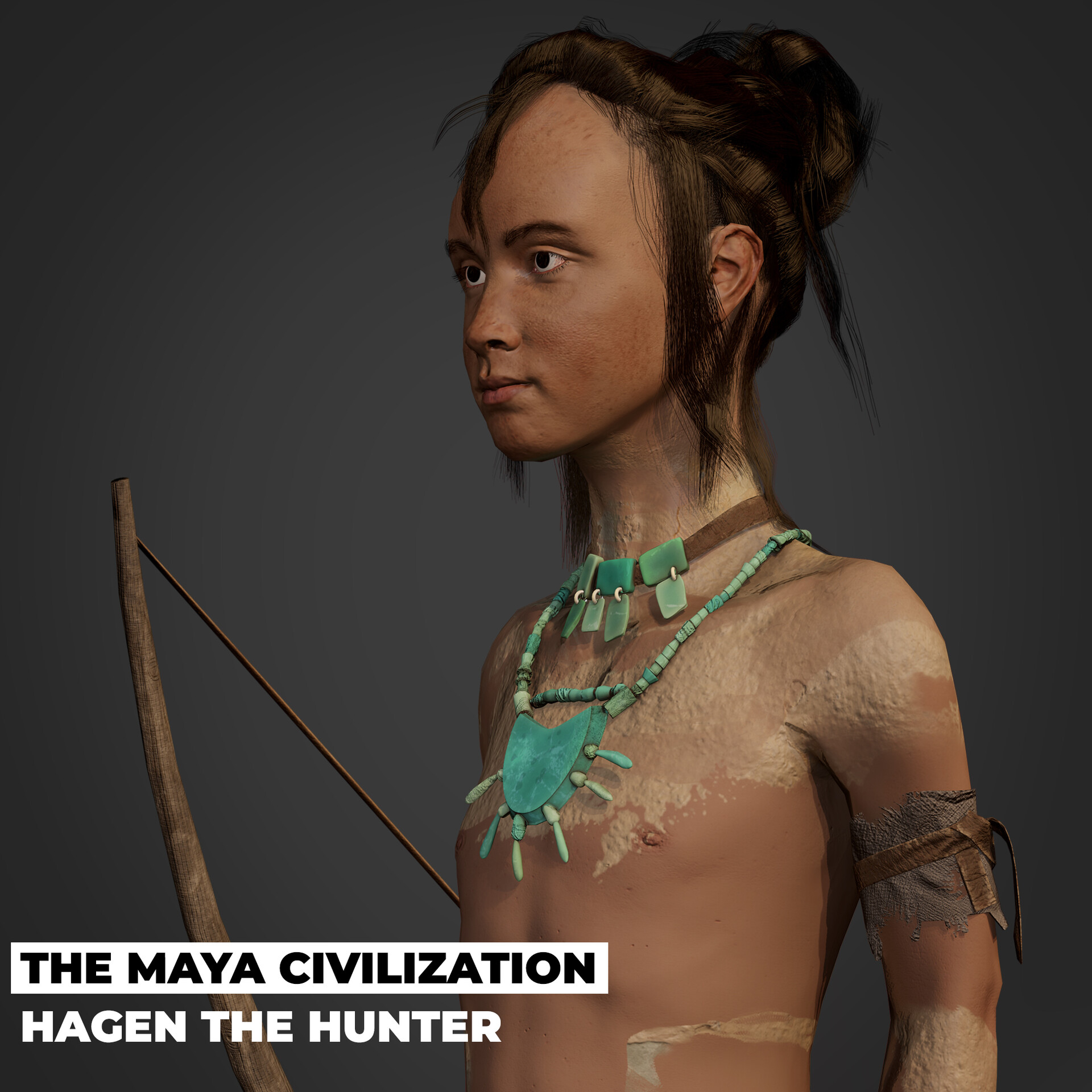 ArtStation - Maya Civilization - Hagen The Hunter