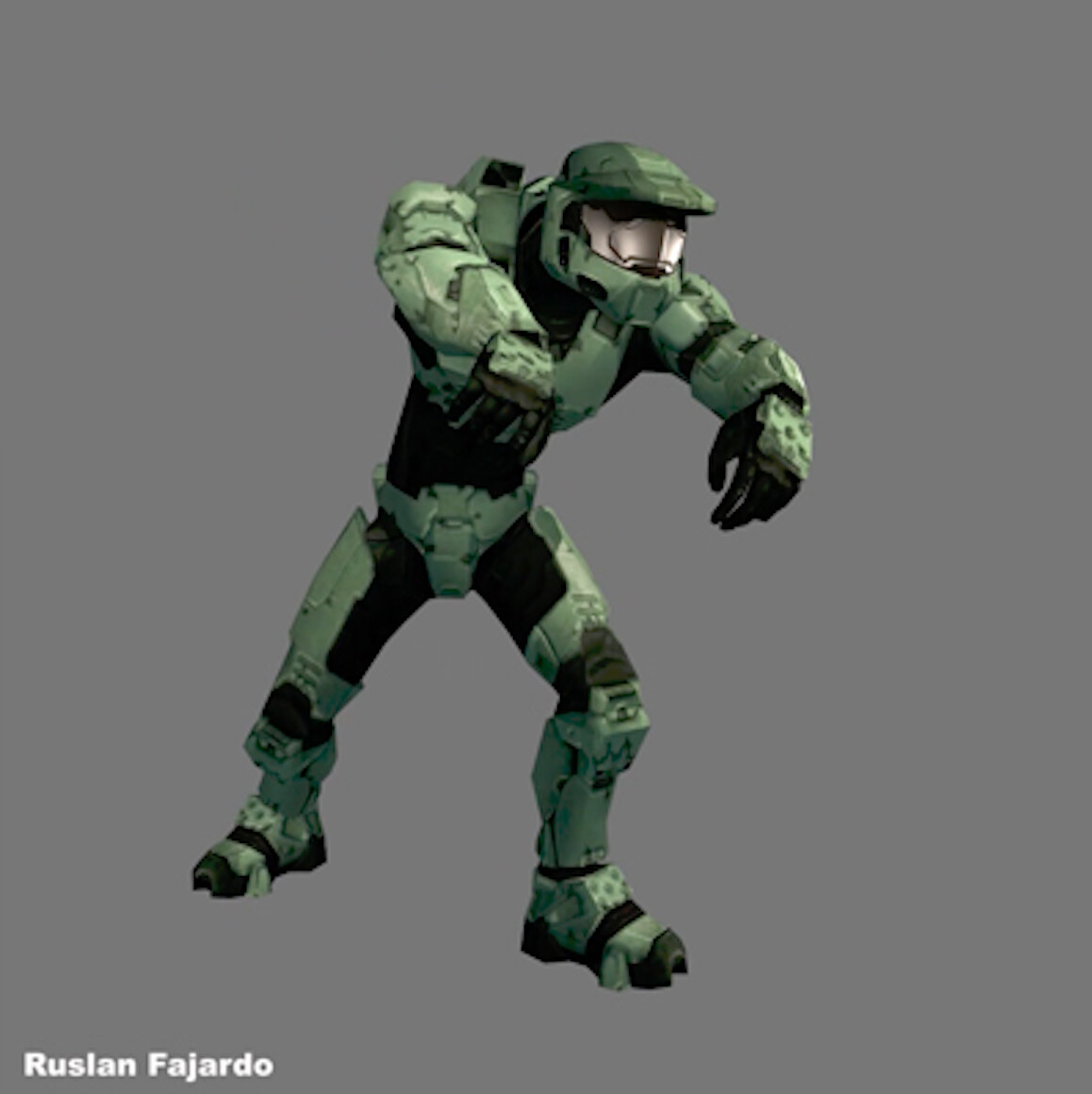 ArtStation - Master chief zombie walk mocap