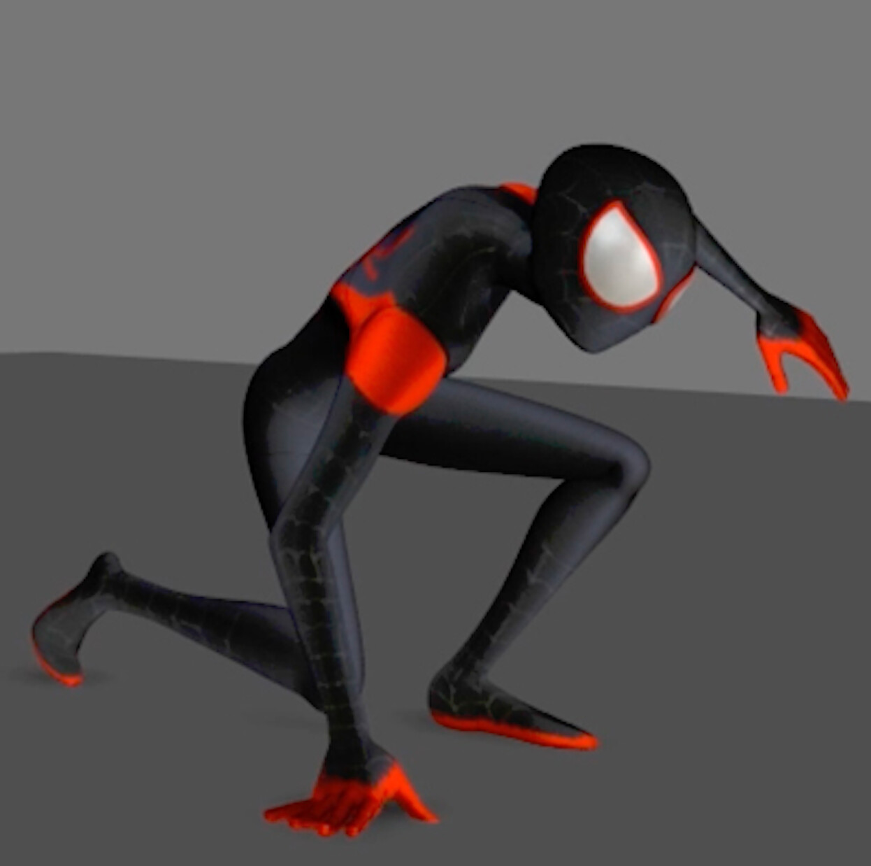 ArtStation - Spiderman landing mocap